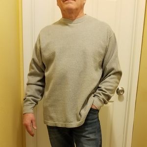 NATURAL LIFE | Shirts | Naturalife Gray Cotton Crewneck Sweater Sz Lg ...